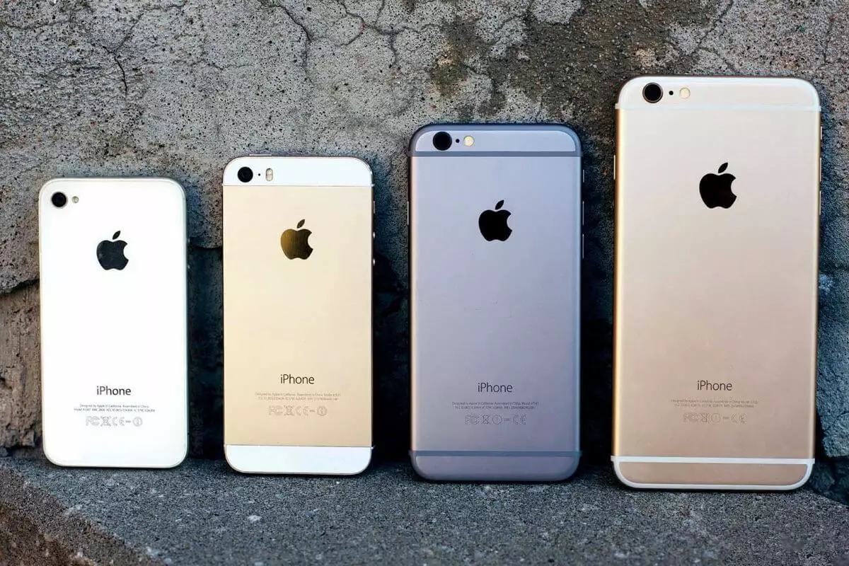 iPhone 6s més iPhone 6 més iPhone 5s iPhone 5 iPhone 4s Apple 2