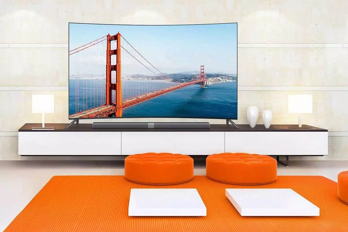 Xiaomi wuxuu siidaayay TV cajiib ah 4k ah, oo u qalma qalin iyo taageero HDR10 + 10299_1