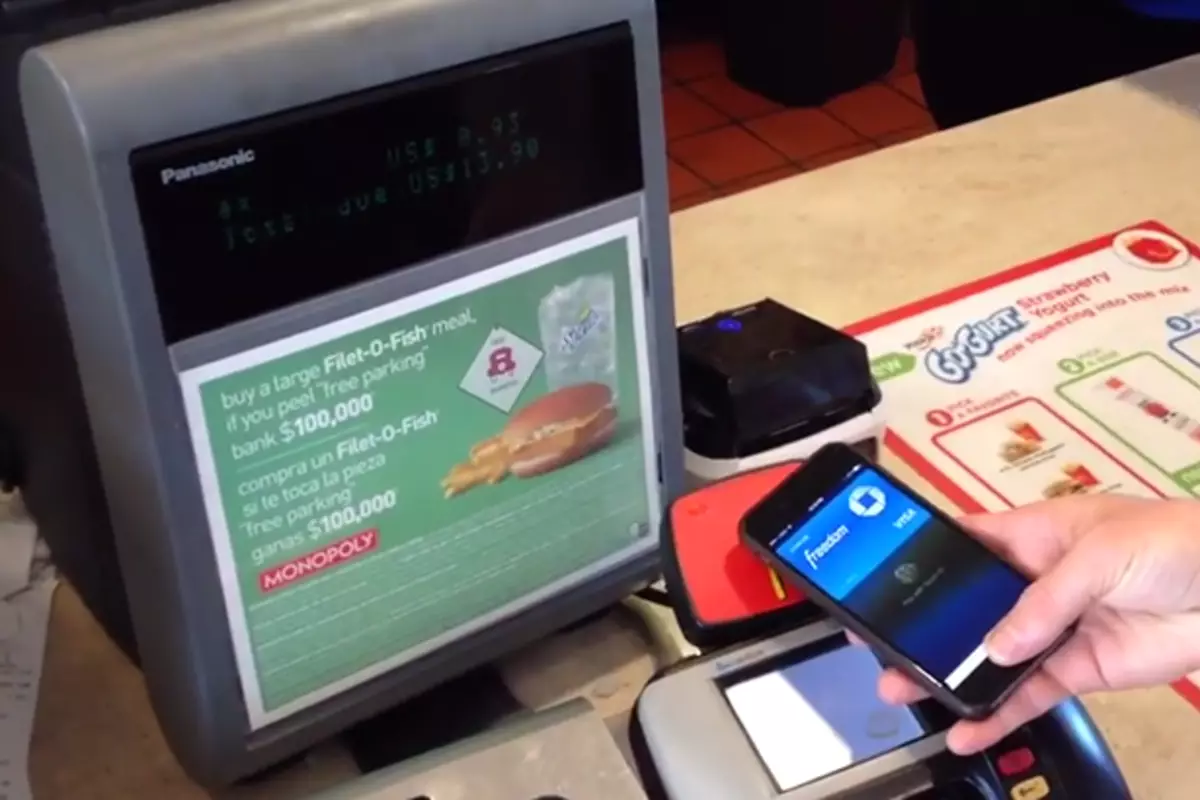 Blogger har demonstrert arbeidet til Apple Pay i McDonald's