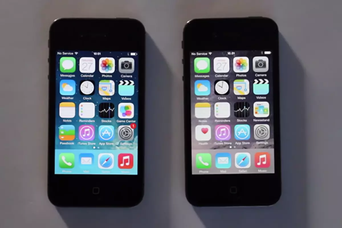 "iPhone 4s" veikia "iOS 8.0.2" ir "iOS 7.1.2"