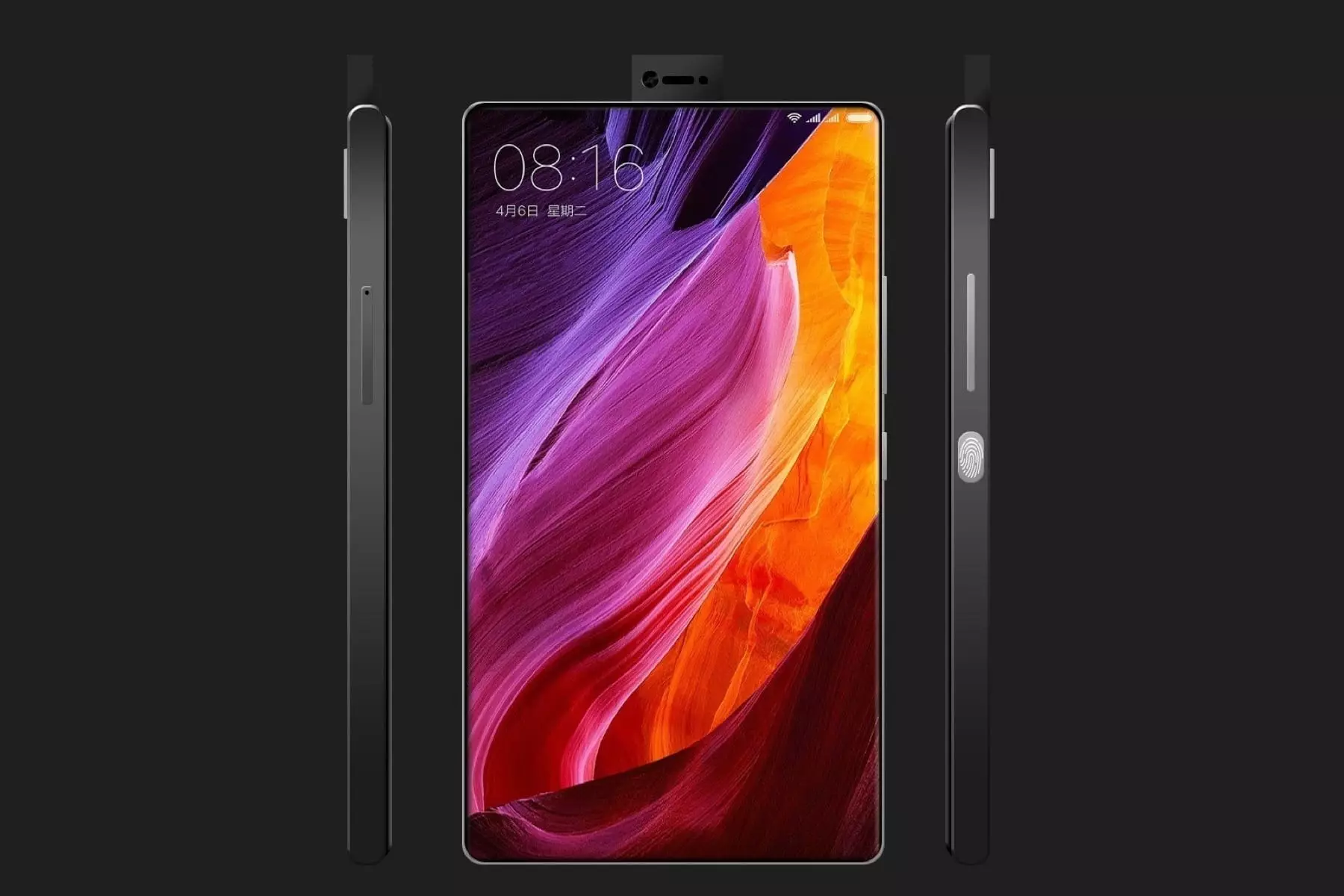 Imifanekiso, iindleko kunye nomhla wokubhengezwa kwe-Xiaomi mi mix 2 10873_1