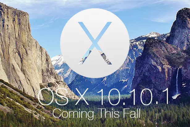 Ang OS X Yosemite 10.10.1 ay magagamit para sa pag-download.