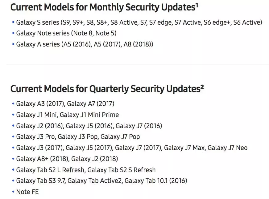 Samsung lafo le au e ona o le au a Galaxy S6 ma Galaxy S6 pito 11750_2