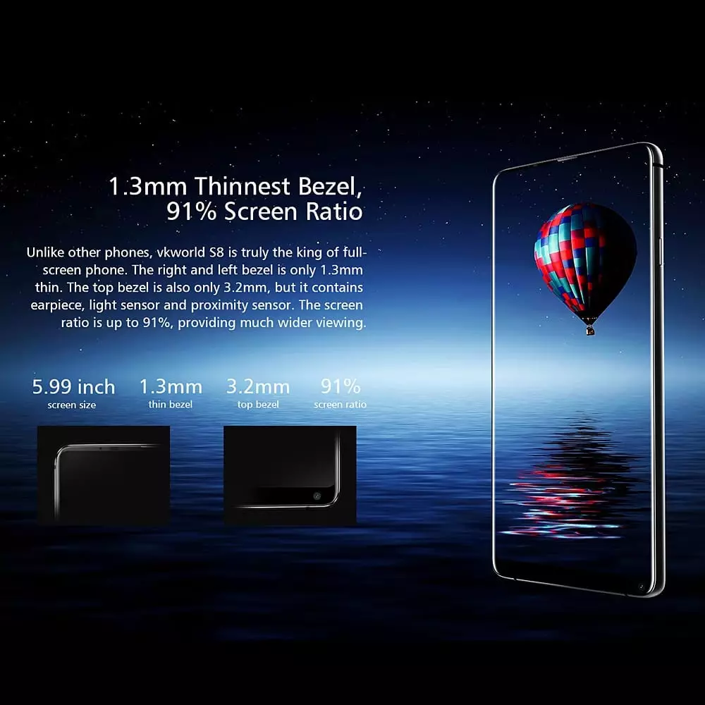 Najava Vkworld S8 - Warmless Smartphone sa titan slučaj i dvostruki kamere 11751_3