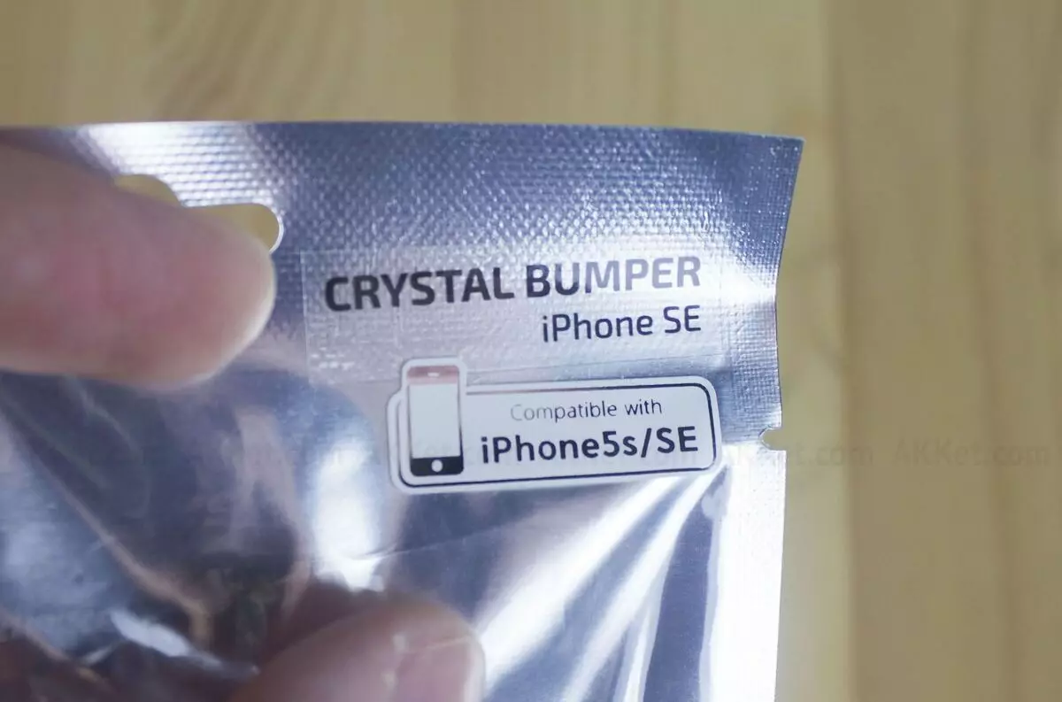 Crystal Resign Crystal កាងមាសបានកើនឡើងករណីមាស iPhone SE 5