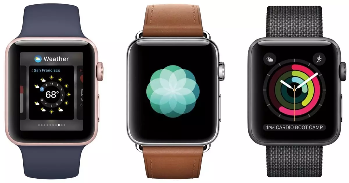 Taispeánfar Apple Watch 3 leis an iPhone 8, agus beidh an clog in ann a bheith ina fhón cliste 12064_2