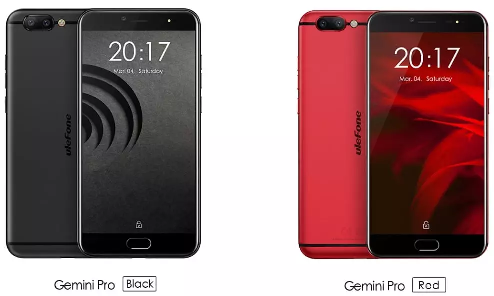 Ulefone gemini Pro, Analogue oa IPhone ea 