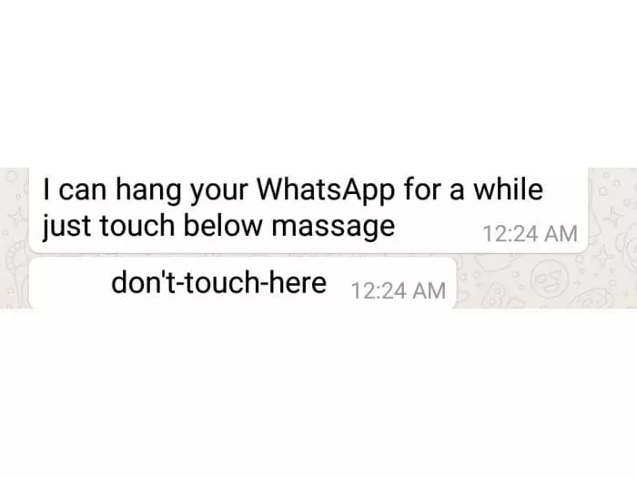Een geheim bericht in WhatsApp zal elke smartphone hangen 12867_2