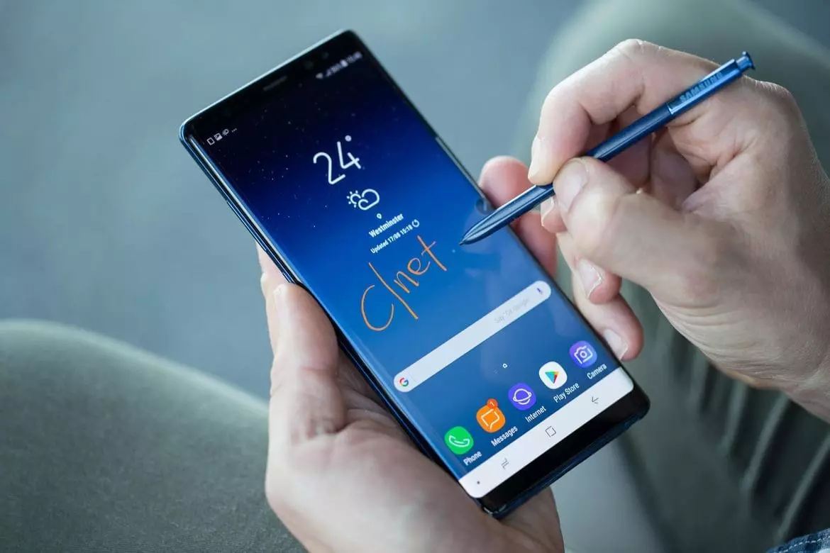 Razkrivajo skrivne značilnosti Samsung Galaxy Opomba 9 Stylus 13188_1