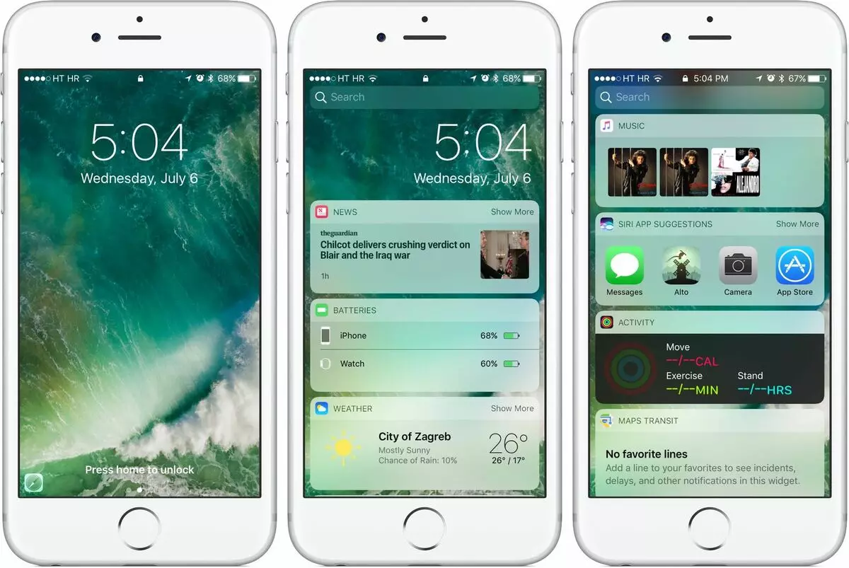 iOS 10 اپ ڈیٹ iOS 9 ایپل آئی فون رکن 3 ڈاؤن لوڈ، اتارنا