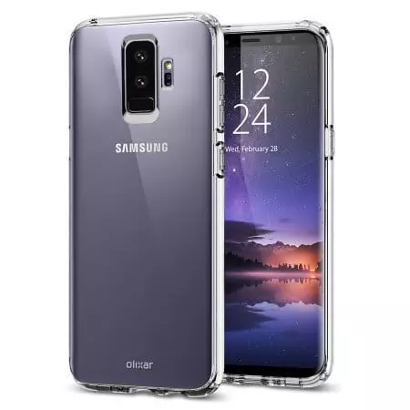 Samsung Galaxy S9 ati Galaxy S9 + on aworan lori gbogbo awọn mejeji - alayeye flagships ni a ga owo 13501_4