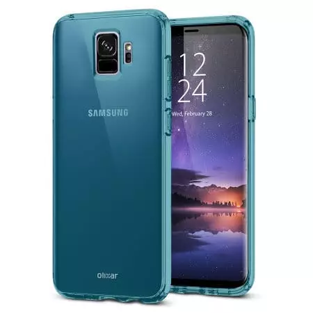 Samsung Galaxy S9 ati Galaxy S9 + on aworan lori gbogbo awọn mejeji - alayeye flagships ni a ga owo 13501_6