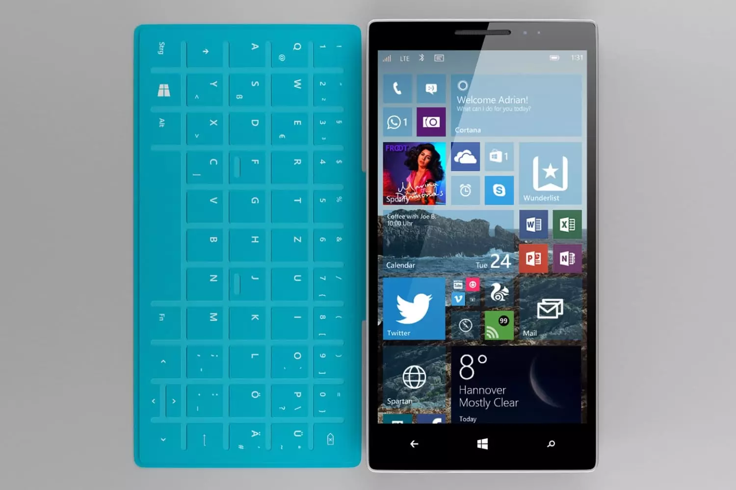 Microsoft Surface Phone on Windows 10 იქნება ყველაზე ტექნოლოგიური სმარტფონი 2018 წელს 13511_2