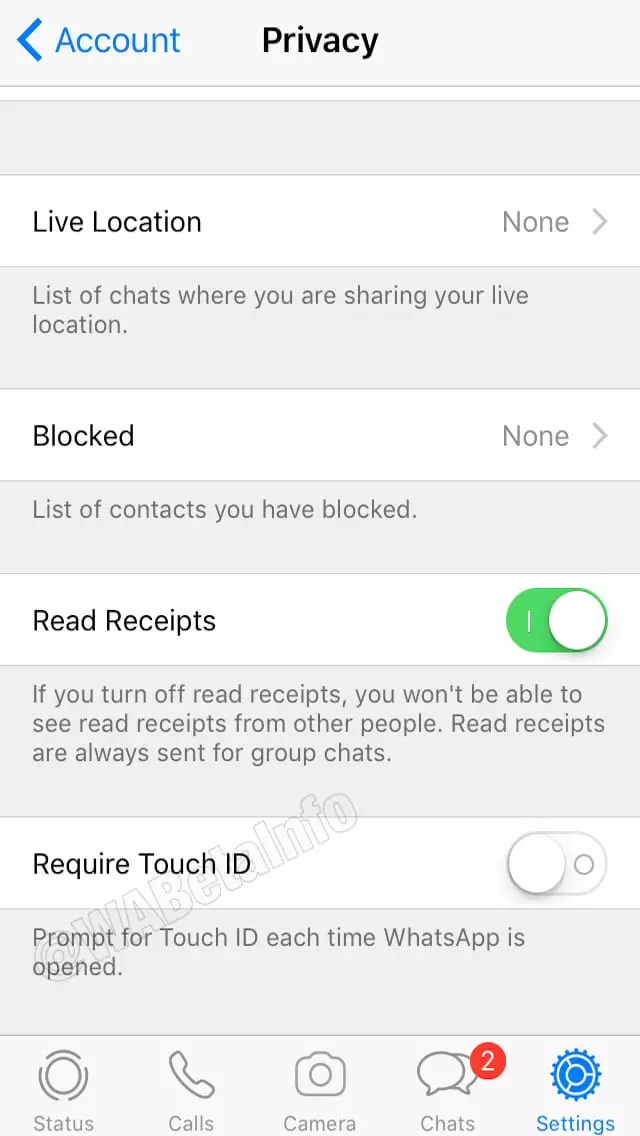 WhatsApp nwetara akụkụ kachasị mkpa nke nchebe nke mmadụ niile rọrọ nrọ 14013_2