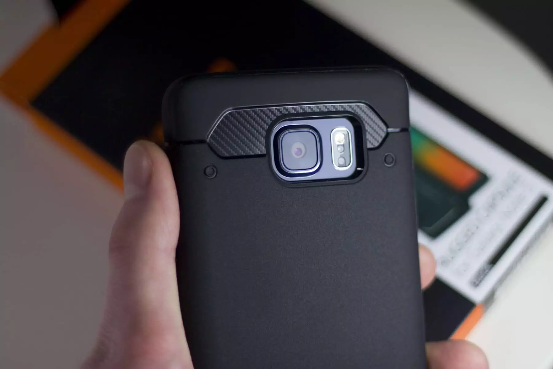 Funda protectora de armadura escarpada SPIGEN para Samsung Galaxy Note 5