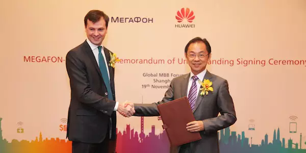 Huawei e Megafon.