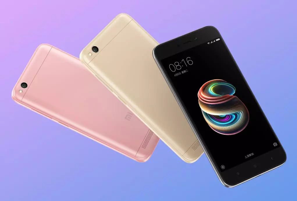 Xiaomi Redmi 5a e se e fumaneha bakeng sa ho reka ka phetoho e ncha. 14818_1