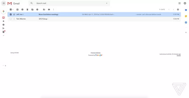 Jauns Gmail pasta dizains no Google uz attēliem 14860_2