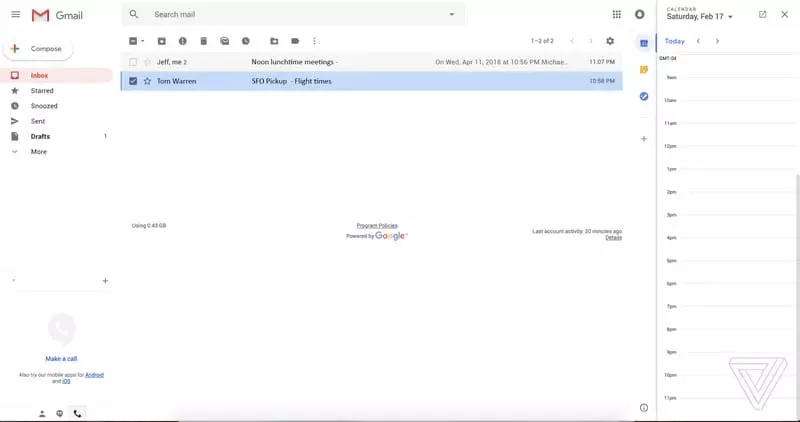 Новы дызайн пошты Gmail ад Google на малюнках 14860_5