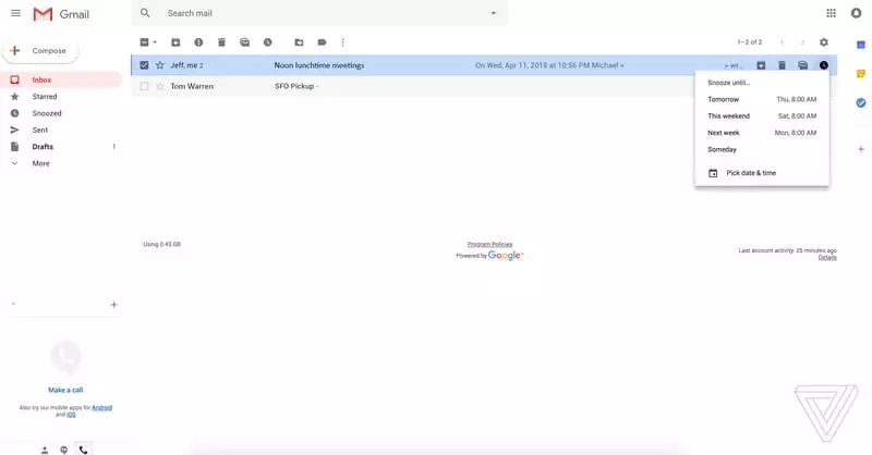 Новы дызайн пошты Gmail ад Google на малюнках 14860_9