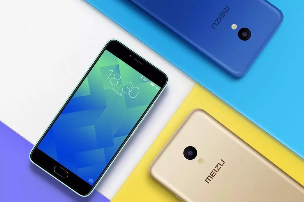 Meizu m5x jẹ foonu-ọna isuna isuna ti ile-iṣẹ ti o ya pupọ pupọ. 14902_1