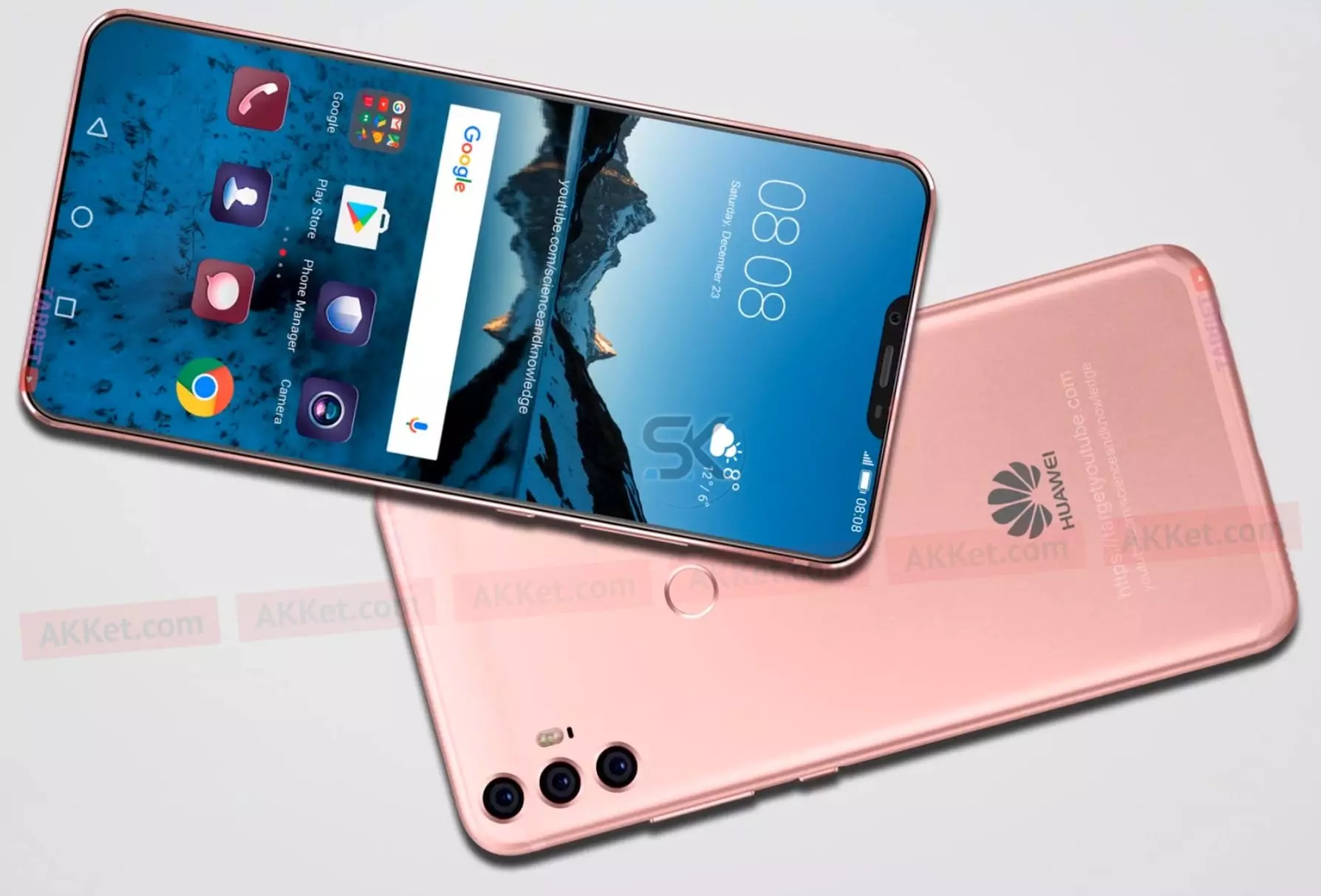 Шыкоўны Huawei P11 з патройнай камерай і сканарам асобы ўпершыню на малюнках 14972_2