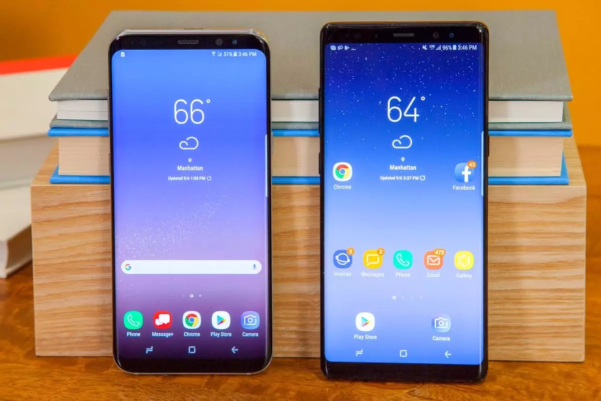 Sekretær fuld liste over Samsung smartphones, som vil blive frigivet i 2018 15011_1