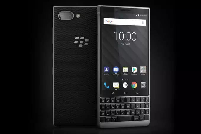 Sanarwa BlackBerry Key2 - Modern Smartphone tare da Physics faifan 15158_1