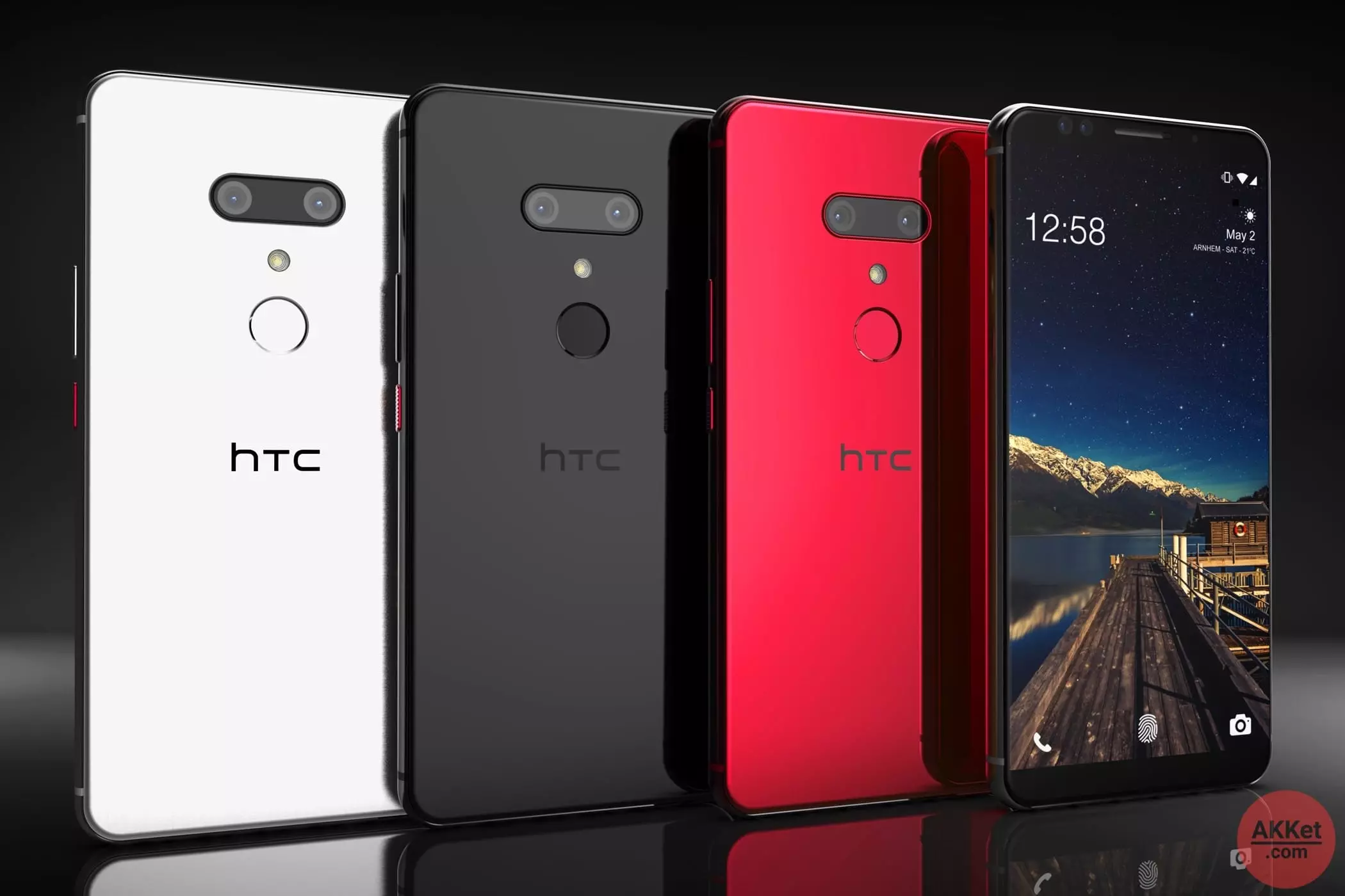 Harga yang akurat dari dua modifikasi HTC U12 +, alternatif untuk Samsung Galaxy S9 15183_2