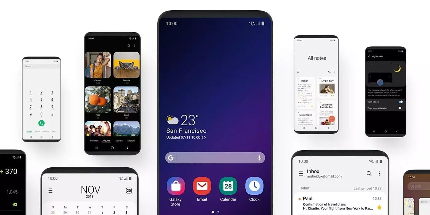 Samsung dia nanova ny fotoana fivoahana ny Android 9.0 Pie ho an'ny Smartphone 16118_1