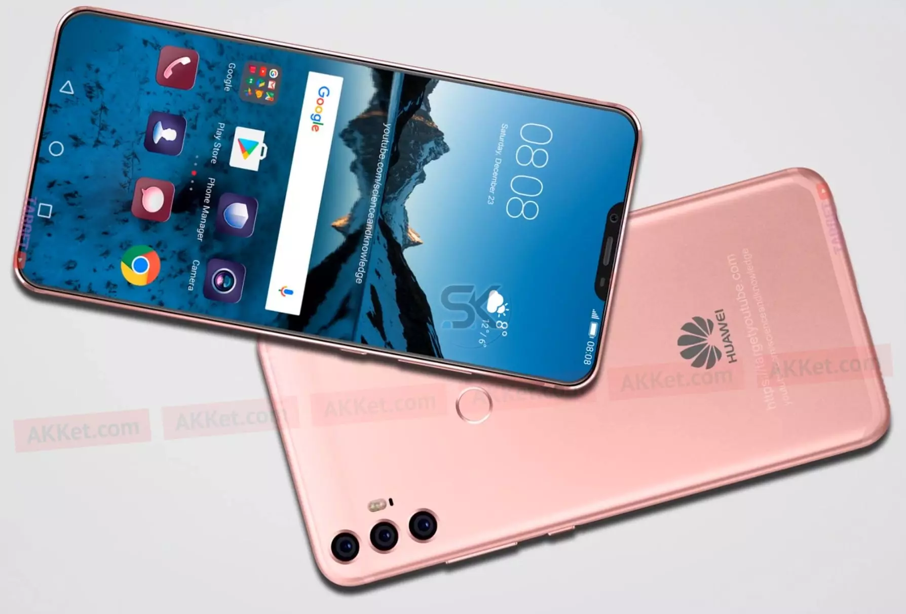 Kuonekana kwa flagship Huawei P11 inatisha kila mtu, ikiwa ni pamoja na Apple 16140_1