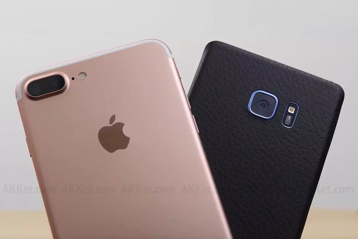 iPhone 7 apiet galaktikas 7. piezīme par faktisko darbības ātrumu divreiz