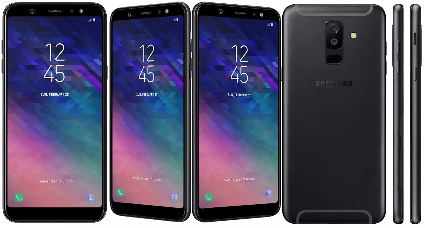 Samsung Galaxy A6 og Galaxy A6 + indskrevet i Rusland 16518_2