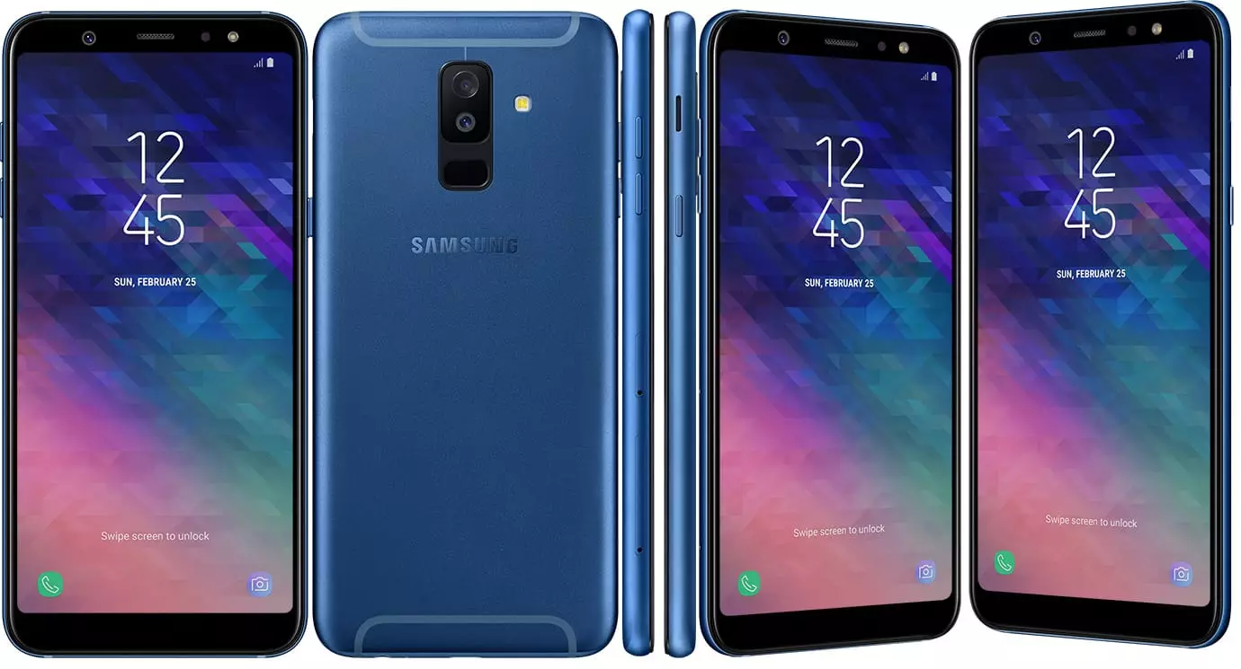 Samsung Galaxy A6 og Galaxy A6 + indskrevet i Rusland 16518_3