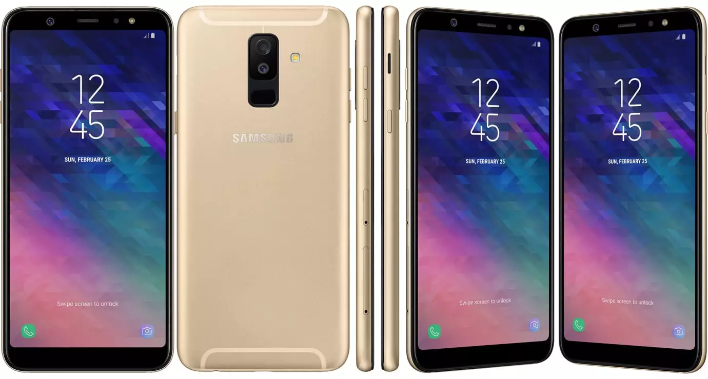 Samsung Galaxy A6 og Galaxy A6 + indskrevet i Rusland 16518_4