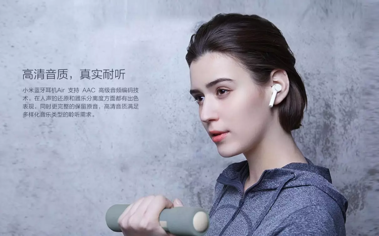 Ipinakita ang Xiaomi Bluetooth Headset Air - Airpods Wireless Headphones. 17121_6