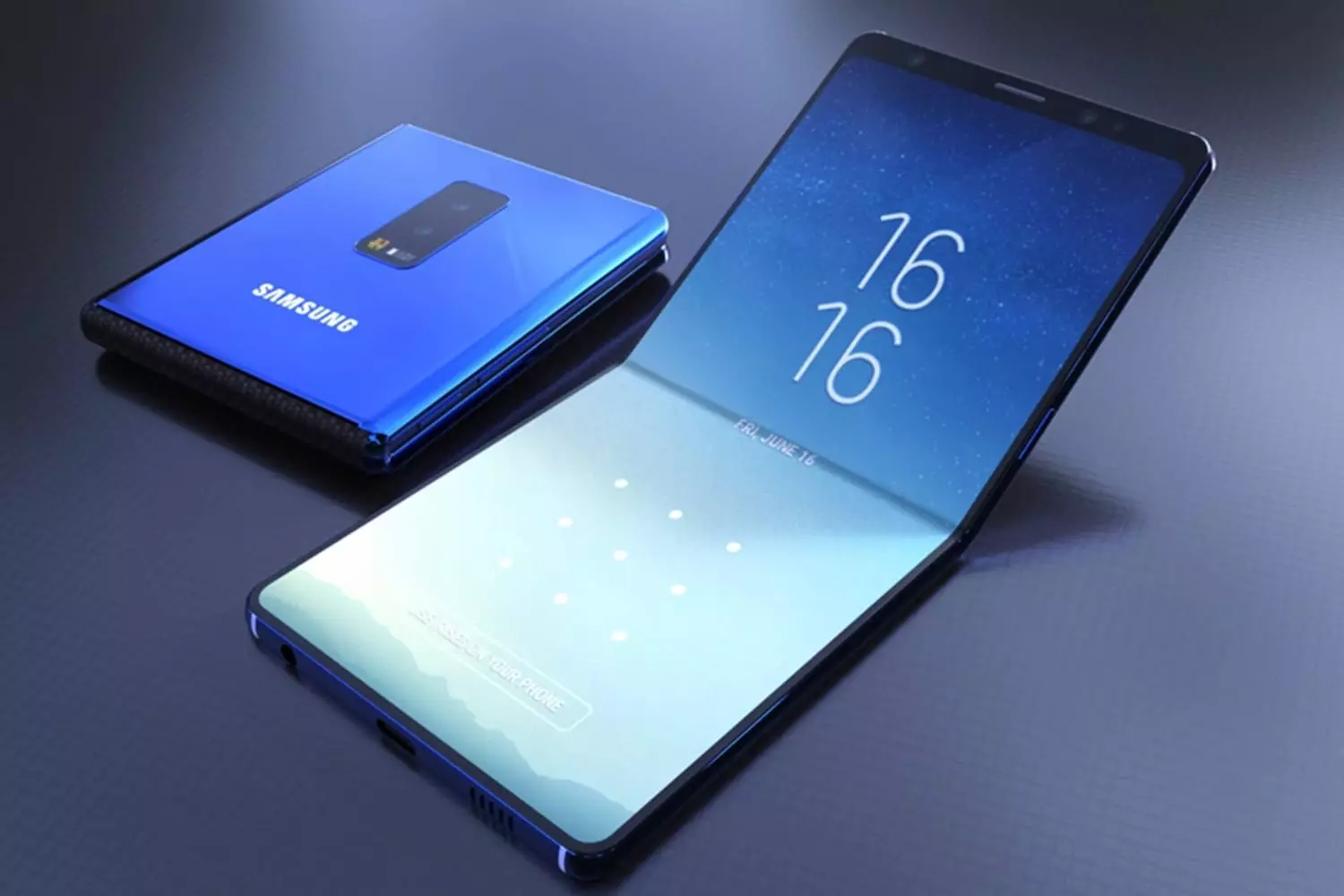 Samsung kaldte startdatoen for salg af en foldet smartphone 17371_2