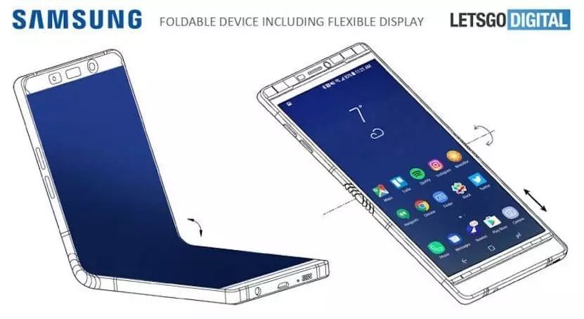 Samsung gwara eziokwu banyere smartphone a na-etinye akara galaxy x 17376_2