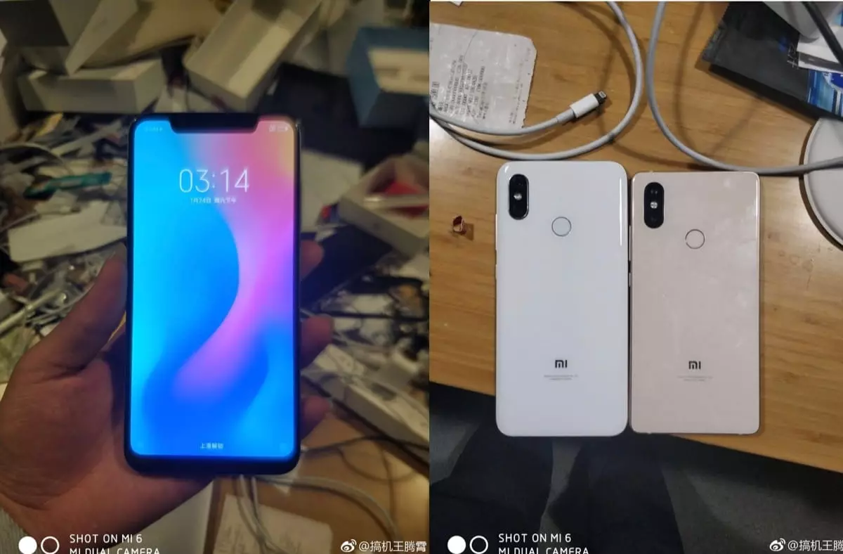 Foto-skatoloj de Xiaomi MI 8 konfirmis la nomon de la smartphone 17862_1