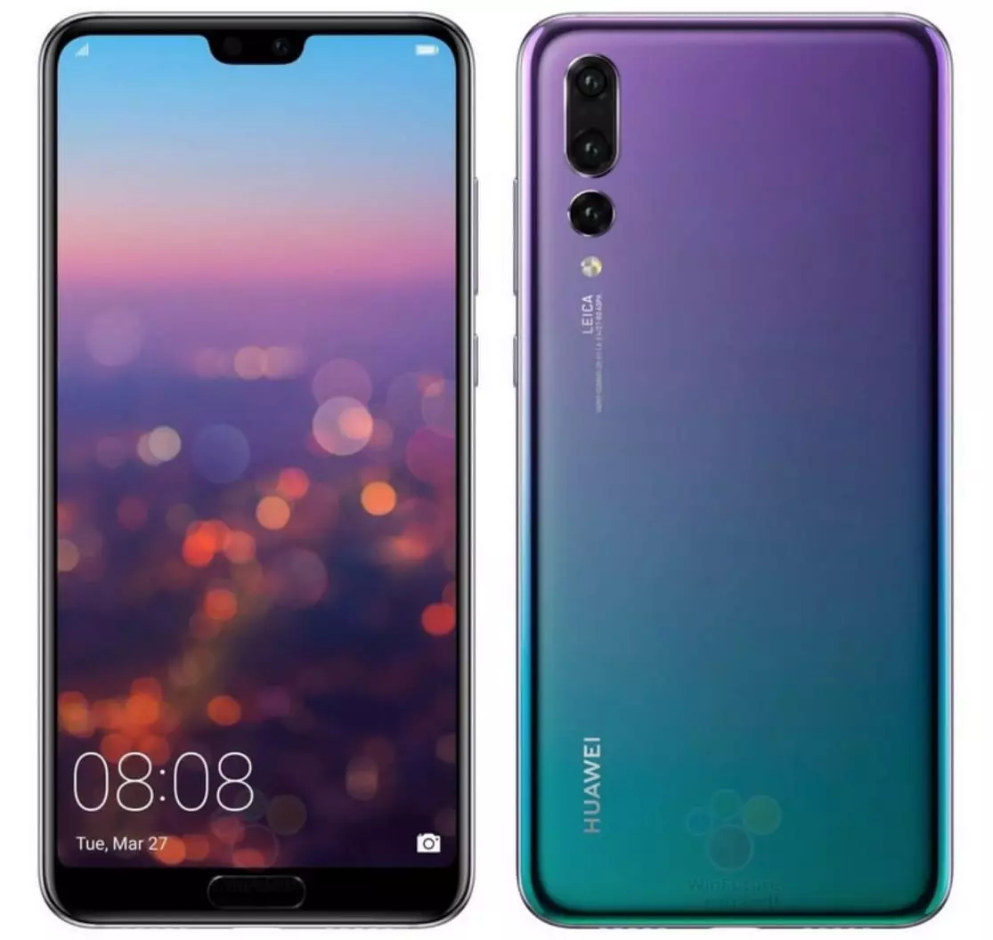 Huawei P20 Pro 2,5 Fonefany Samsung Galaxy S9 ho an'ny fanondro tena lehibe indrindra 18549_1