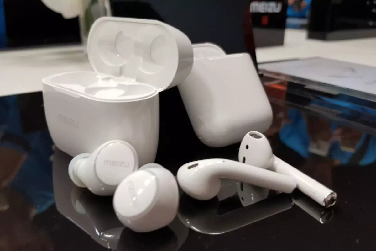 Meizu поп безжични слушалки - алтернатива на Airpods, што е 3 пати помалку 18929_1