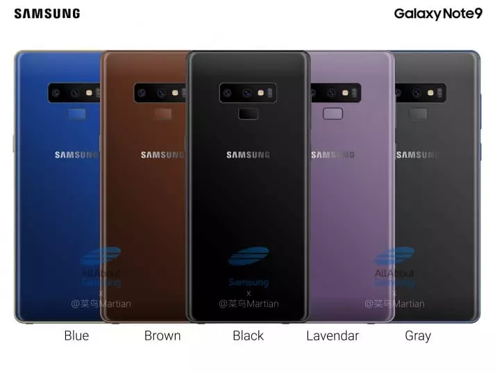 Köp Samsung Galaxy Note 9 kommer att lyckas i tre ändringar på ett likgiltigt pris 19394_3