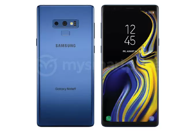 Samsung Galaxy Note 9 Rasmiy rasmlarda juda xunuk ko'rinadi 19428_3