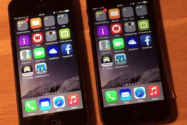 IOS 8.2 Beta 5 Shpejtësi të punës në krahasim me iOS 8.1.3 në iPhone 4S dhe iPhone 5