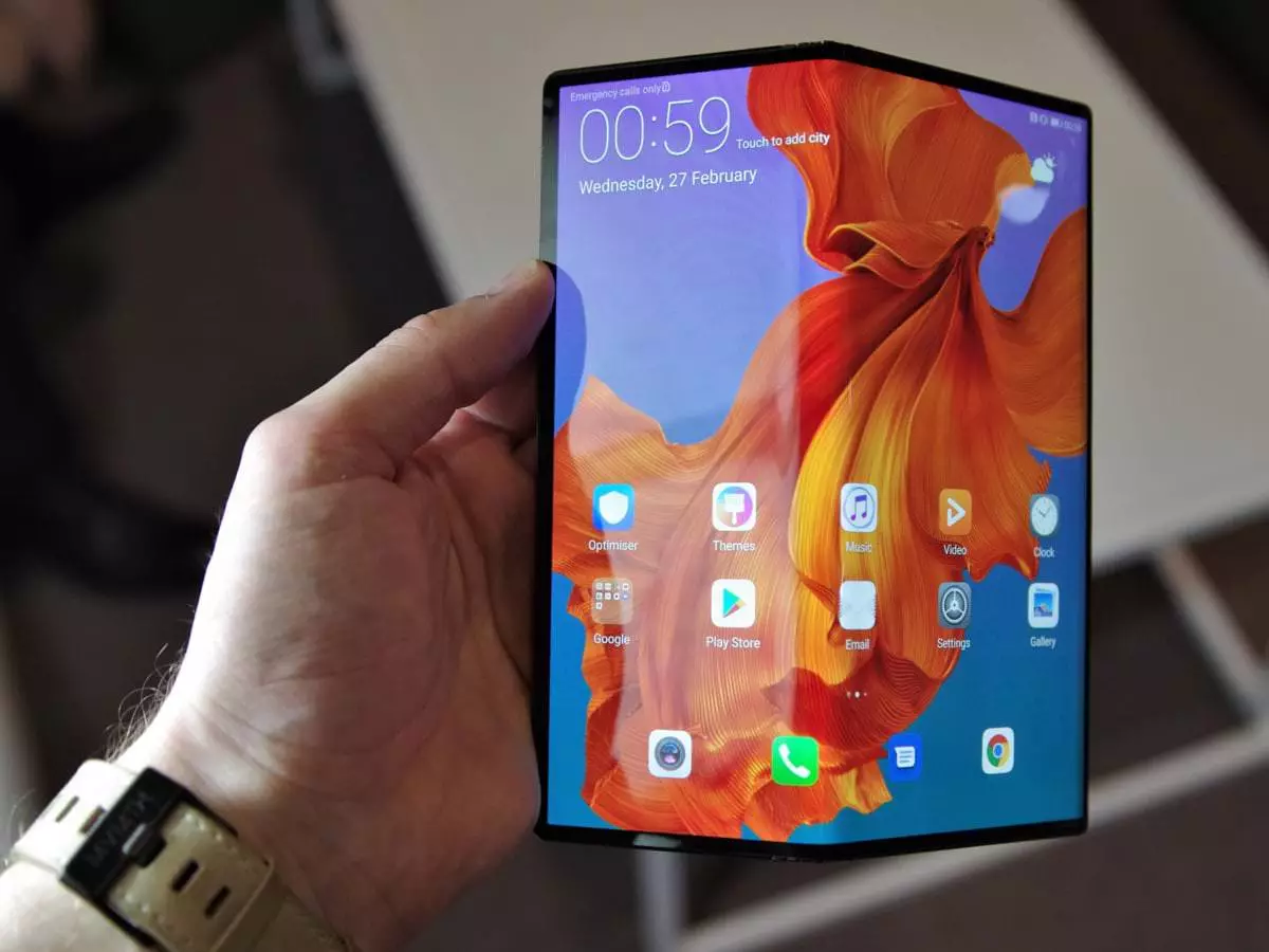 Folding Smartphone Huawei Mate X na may kakayahang umangkop na screen nagpunta sa pagbebenta 20891_2