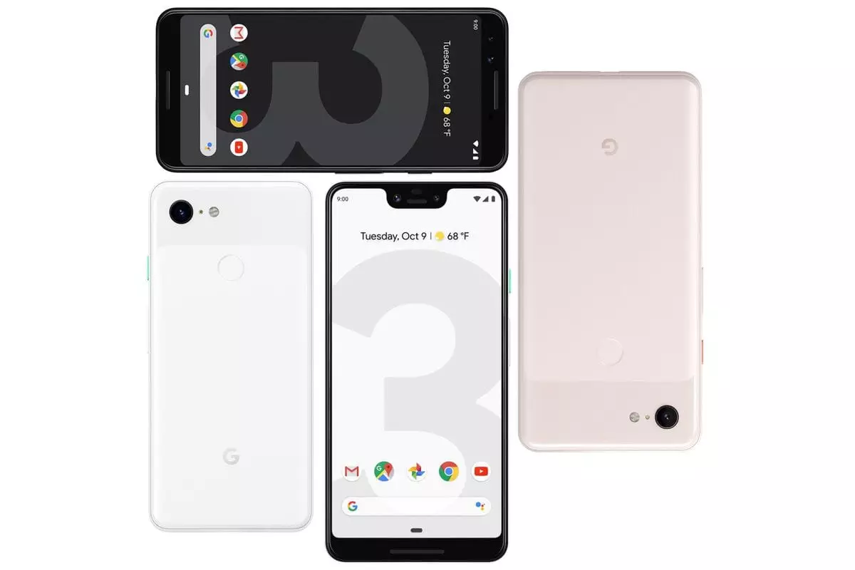 စမတ်ဖုန်းများ Google Pixel 3 နှင့် Pixel 3 XL ကိုတရားဝင်ကိုယ်စားပြုသည် 20941_5