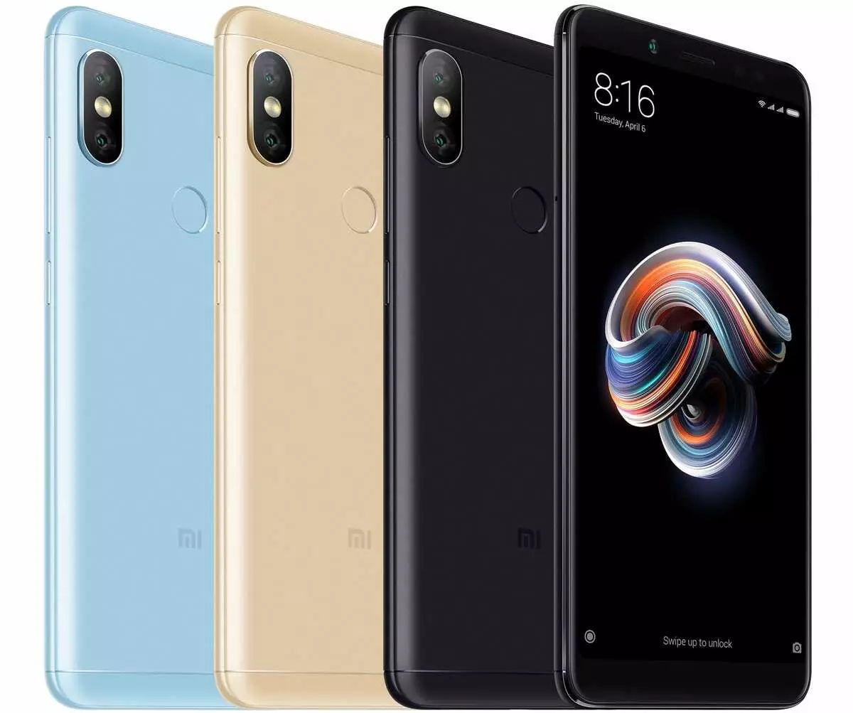 Smartphone Xiaomi Redmi Oharra 5 birrintzeko prezioan erori da 21618_3