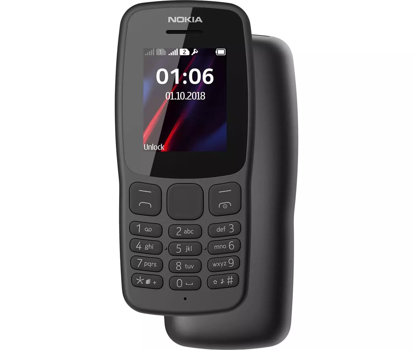 Nokia lançou um telefone de pressão com uma grande bateria para 1.590 rublos 22074_2