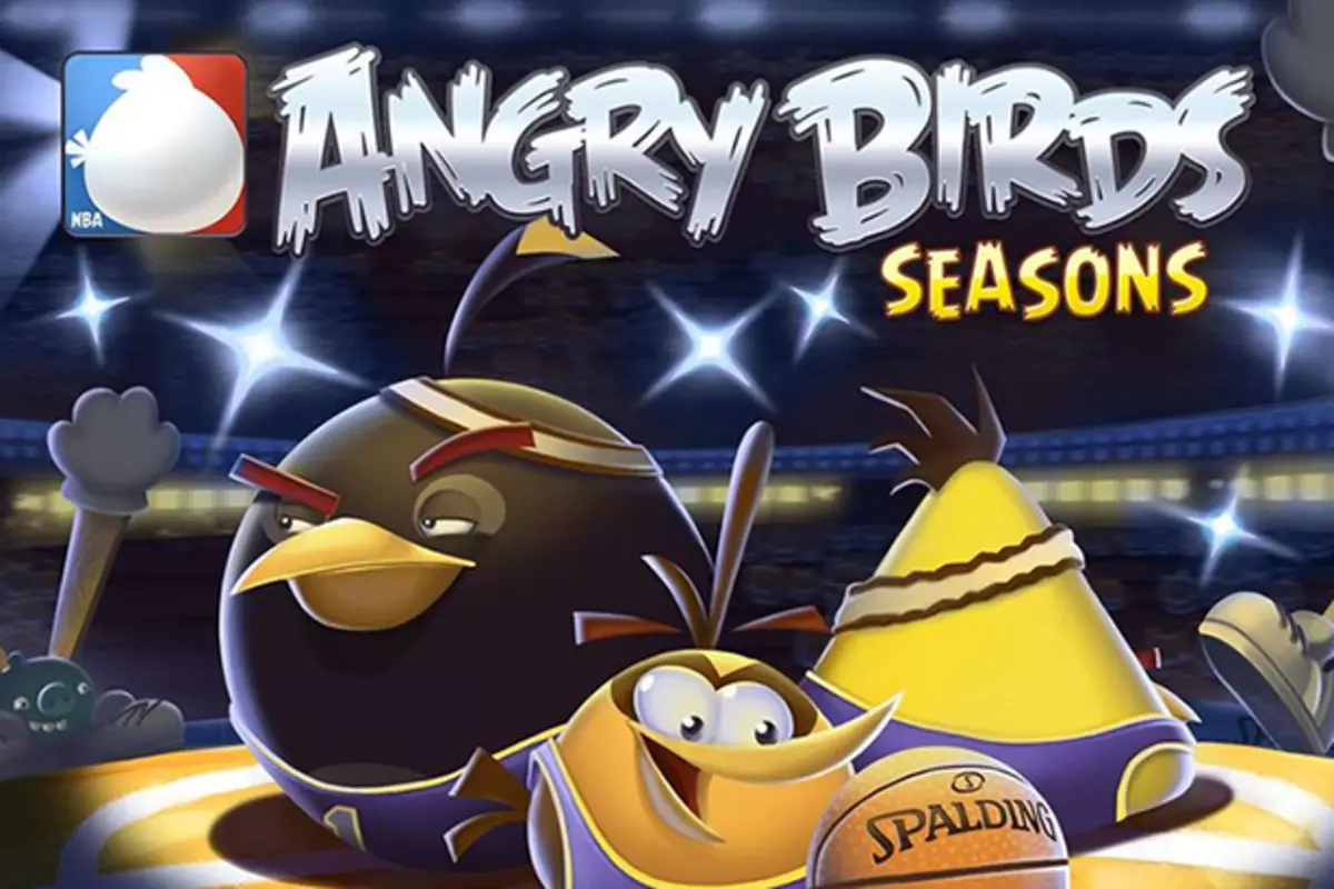 Rovio vydala hlavnú aktualizáciu NBA-štýlu pre hry Angry Birds Seasons