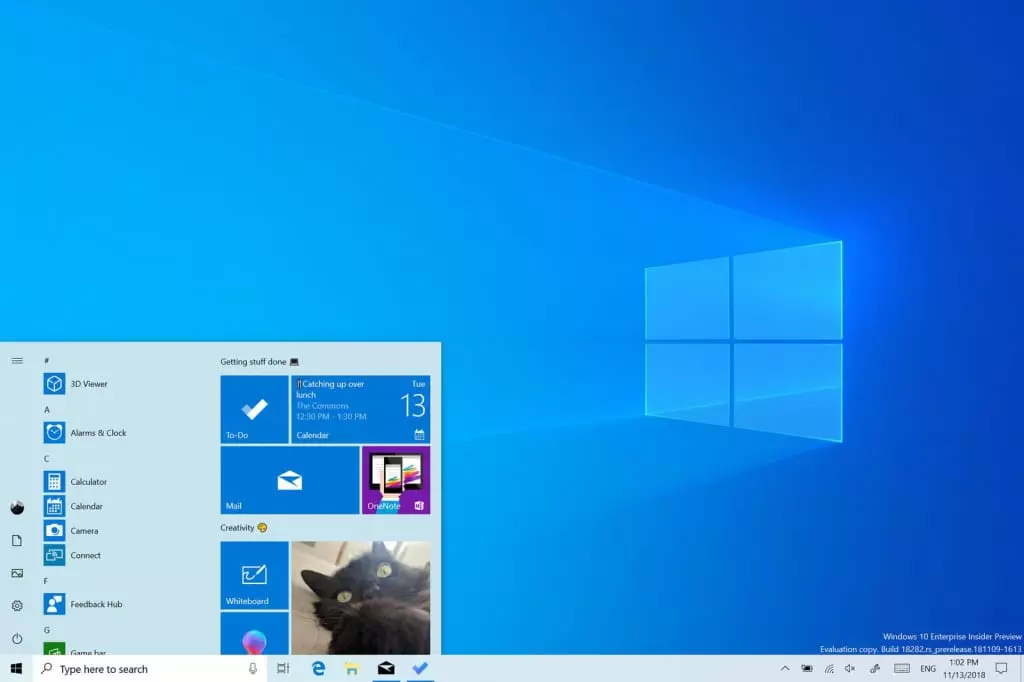Windows 10 krige in folslein nije ynterface wêrfan alles skokt is 22552_2